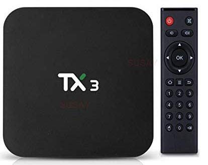 Amlogic S905X3 Android 9.0 TX3 4GB DDR3 RAM 64GB ROM TV Box Android TV Box 4K Ultra HD Support 2.4G/5.8G Dual WiFi BT 4.0 HD 2.1 USB 3.0 with h9