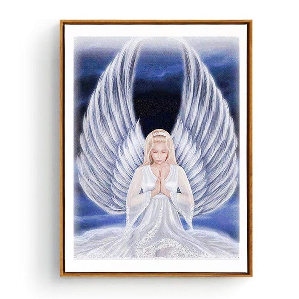 VKTECH Full Drill Angel 5D DIY Diamond Embroidery Painting Mosaic Cross Stitch Round Rhinestones Beads Kits Home Wall Decor