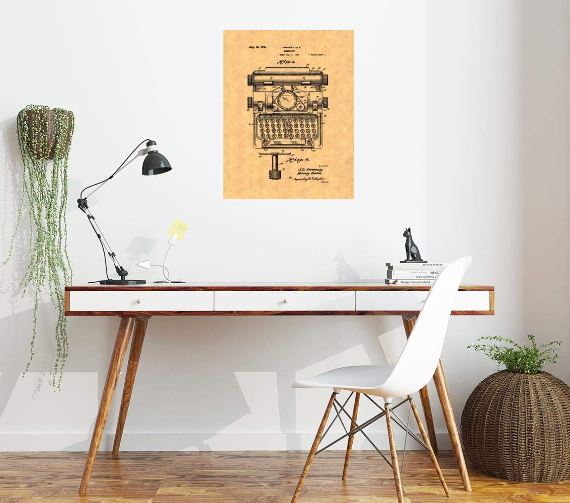Typewriter Patent Print (8" x 10") M12071