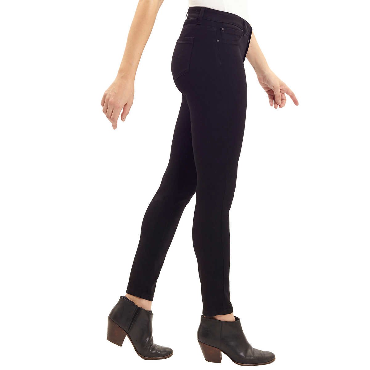 Jones New York Women's Essex Skinny Mid-Rise Jeans (Ashley Black, 4)