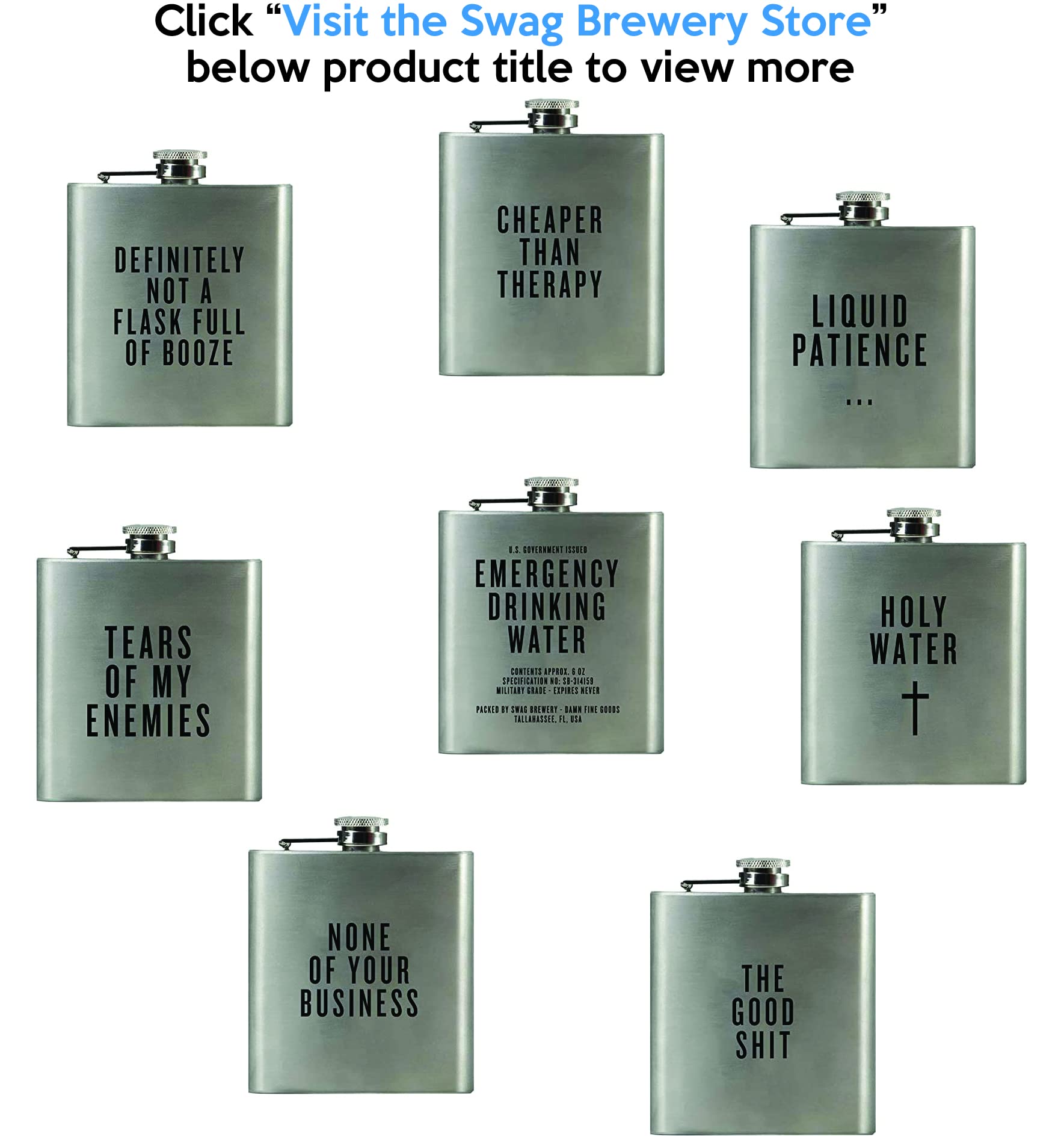 CHEAPER THAN THERAPY | Damn Fine Hip Flask | 6oz Stainless Steel | Snarky Gift for Whiskey Lovers, Teachers, Moms, Wives, Sisters, Husbands, and Psychiatrists