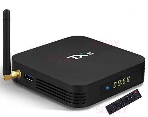 Android 9.0 TV Box TX6 Android TV Box 4GB DDR3 RAM 64GB ROM 4K Ultra HD Support 2.4G/5.8G Dual WiFi BT 4.1 USB 3.0
