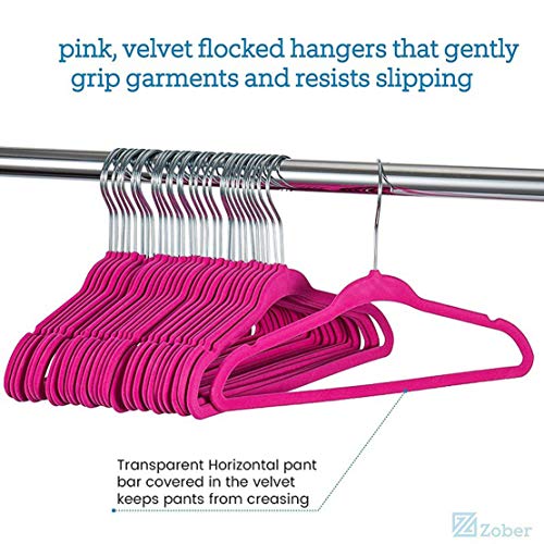 BVENGU Kids Velvet Non-Slip Clothes Hangers 10pcs