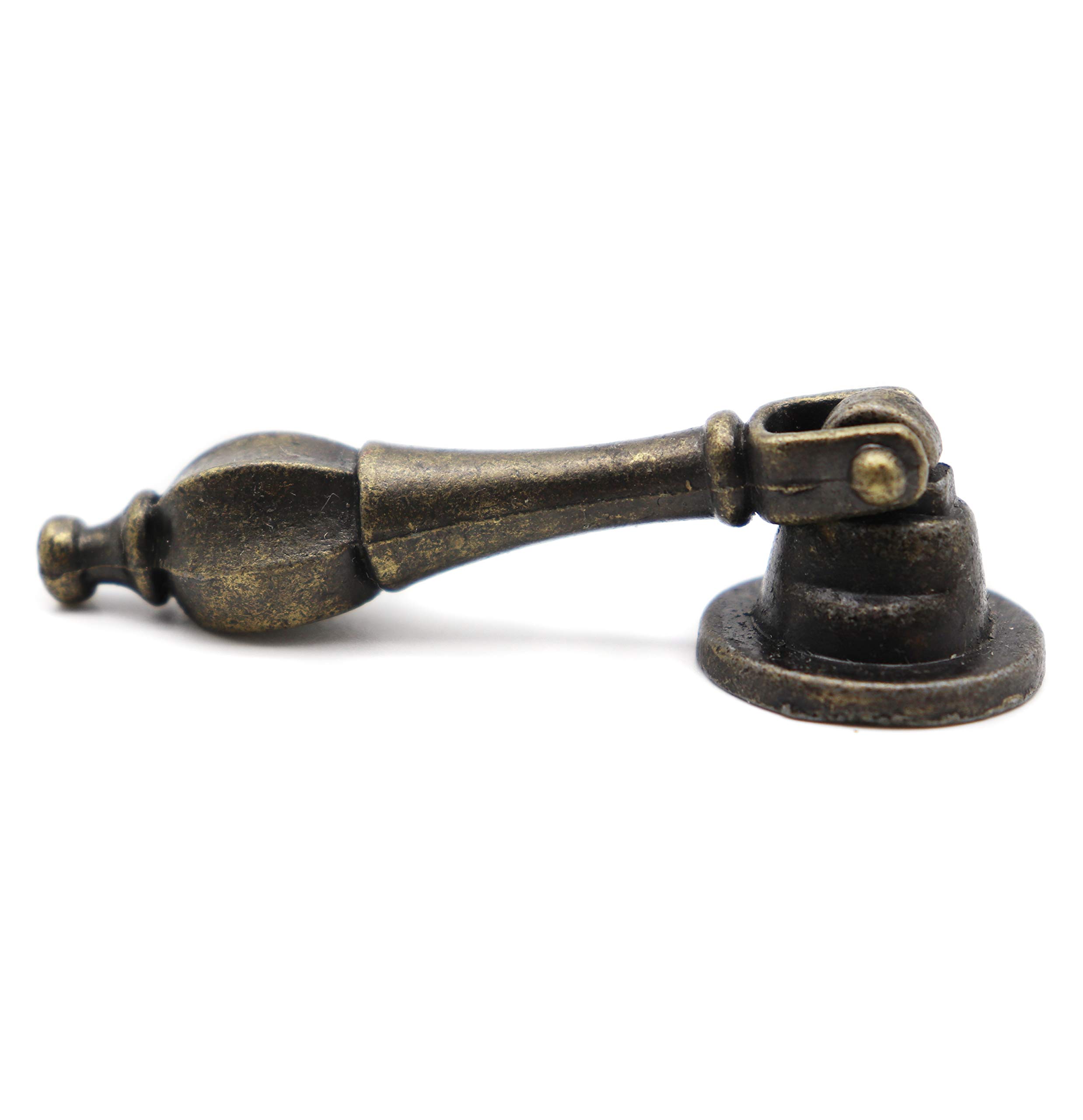 binifiMux 5-Pack Antique Vintage Pulls with Pendant for Dresser Drawer Cabniet