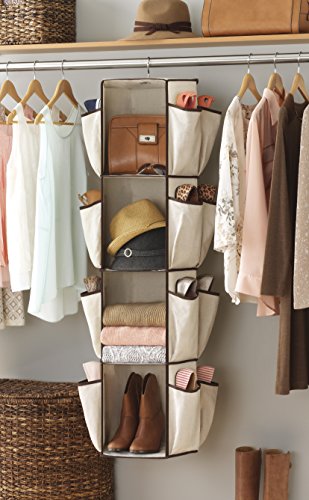 Whitmor Rotating Closet Organizer, Canvas