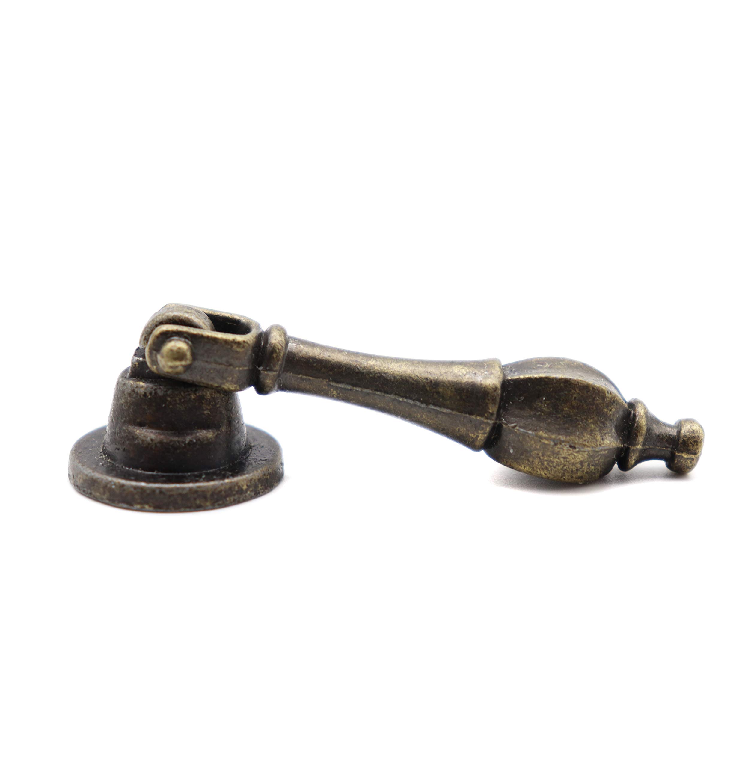 binifiMux 5-Pack Antique Vintage Pulls with Pendant for Dresser Drawer Cabniet