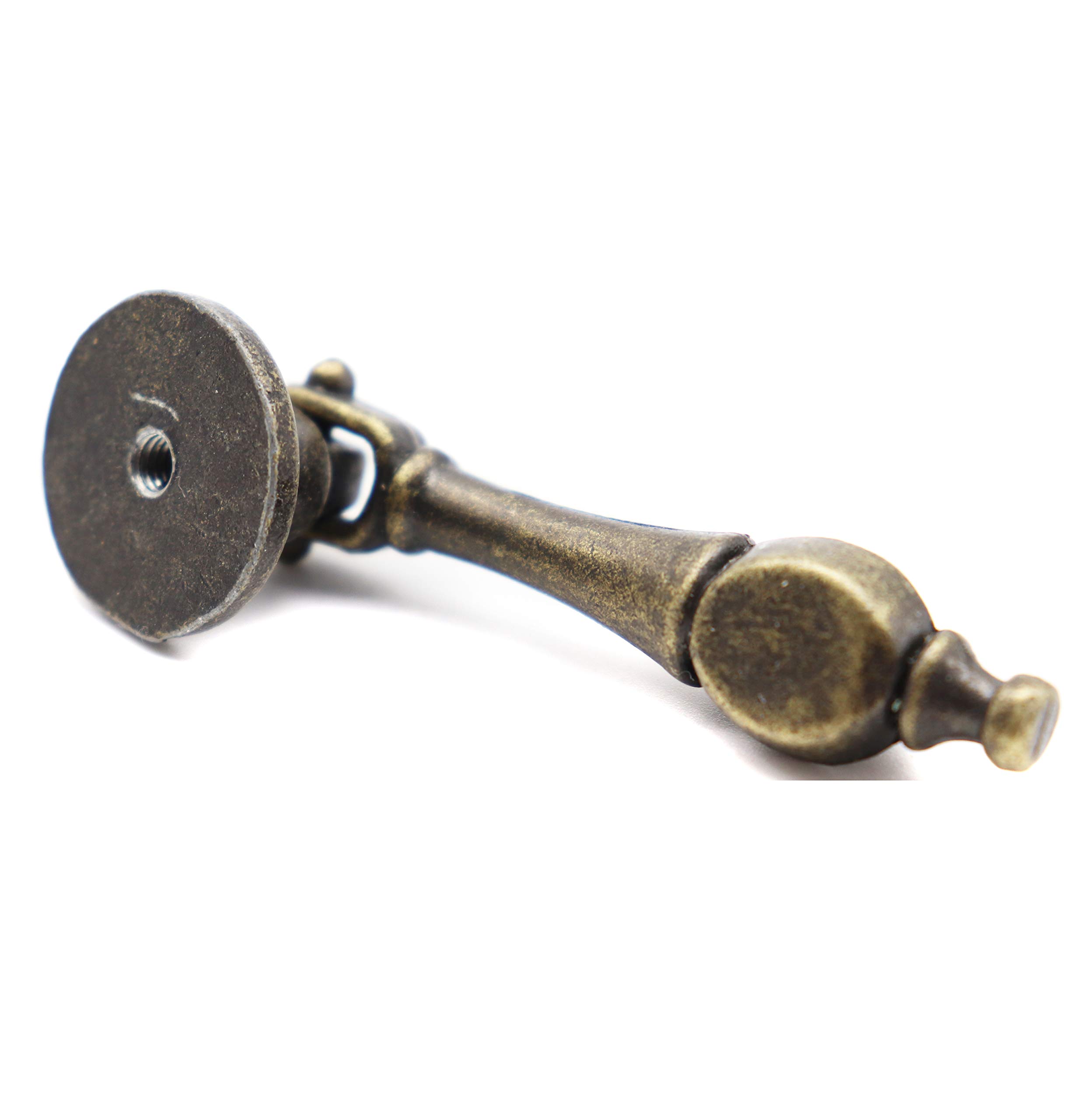 binifiMux 5-Pack Antique Vintage Pulls with Pendant for Dresser Drawer Cabniet