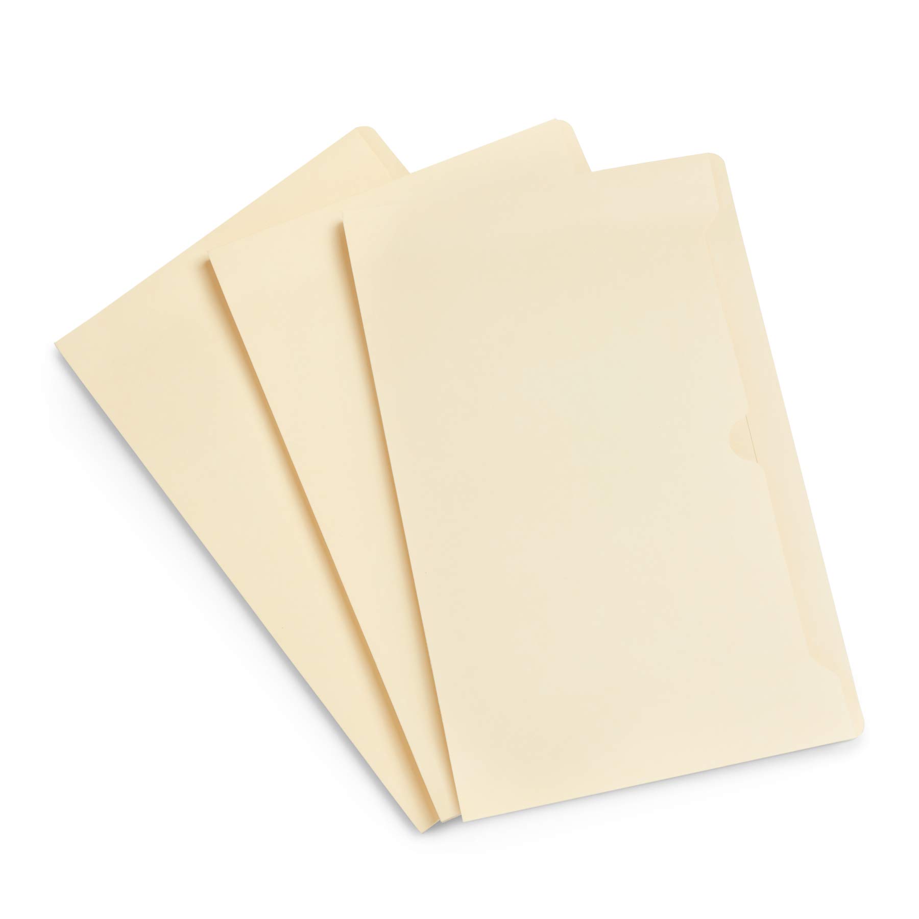 Blue Summit Supplies 2 Inch Manila File Jackets, Reinforced Straight Cut Tab, Heavy Duty 2 Inch Expansion Pocket, Legal Size, 50 Pack