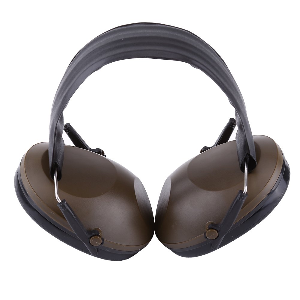 Noise Reduction Acoustic Earmuffs Hearing Ear Defenders for Shooting Shooters,Work,Gun Range Or Race Track Hearing (Green)