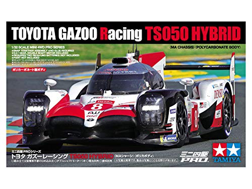 Tamiya 18652 1/32 Jr Racing Mini 4WD Toyota Gazoo Racing TS050 Kit, with MA Chassis