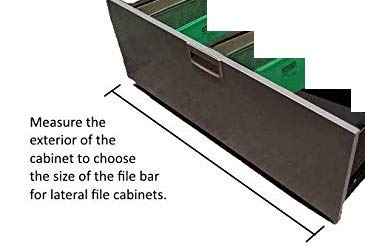 HON Compatible Lateral File Bars (2 Per Order). Fits 30" Cabinet.