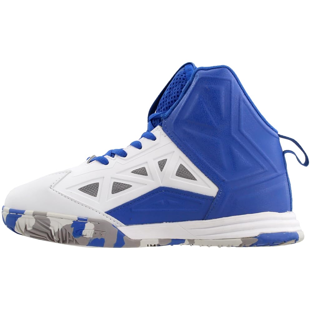 AND1 Kids Boys Chaos Basketball Sneakers Shoes - Blue, White - Size 4.5 M