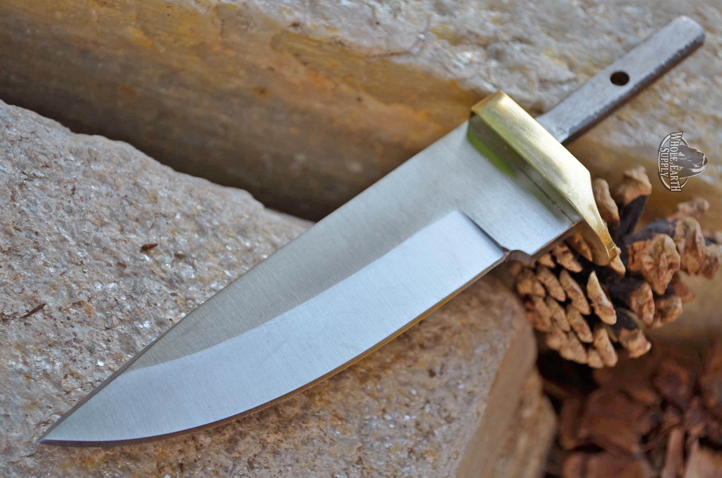 Whole Earth Supply 420 Stainless Steel Knife (420 Stainless Steel, Pair of 3.75 Inch Blades)