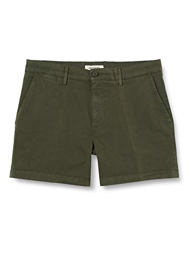 Amazon Essentials Men's Slim-Fit 5" Flat-Front Comfort Stretch Chino Short (Previously Goodthreads), Dark Green, 32