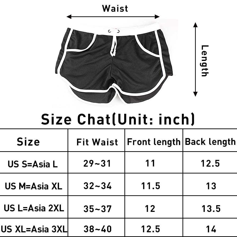 Rexcyril Men's Running Workout Bodybuilding Gym Shorts Athletic Sports Casual Short Pants Small Navy