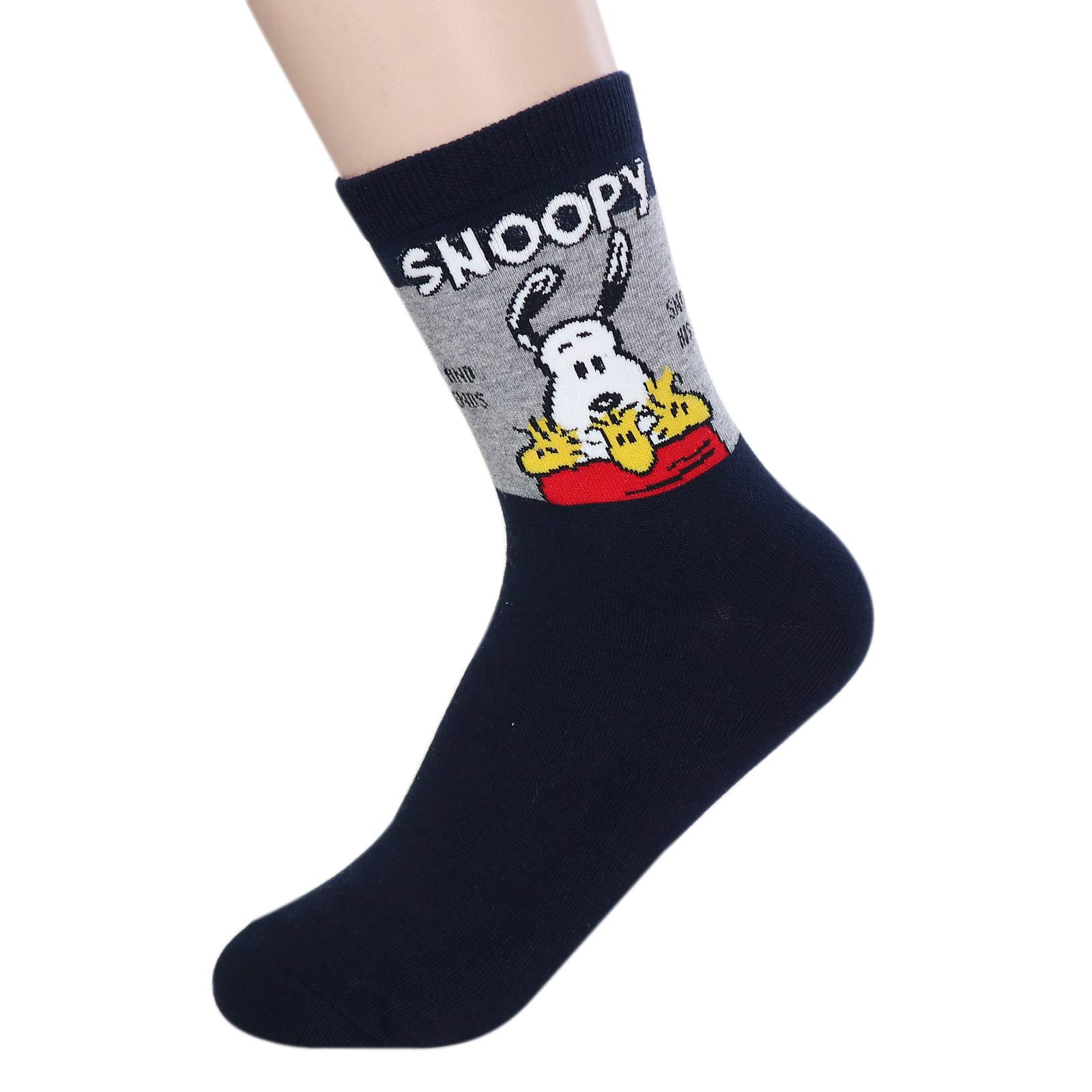 The Peanuts Women and teen girls Licensed Socks Collection Socksense (US, Alpha, One Size, Regular, Regular, Movie_5pairs)