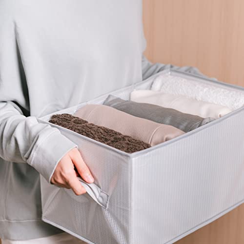 Wardrobe Clothes Organizer β Extra Large Clothes Drawer Organizer with Double Handles, Waterproof Mesh Wardrobe Clothes Organizer for Drawers, Durable Clothing Organizers and Storage β 2pcs Pack