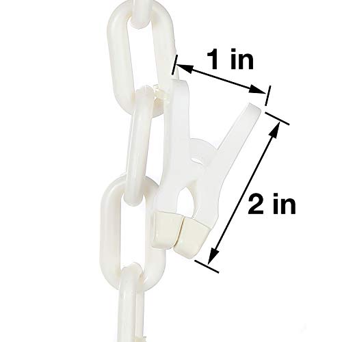 Trenton Gifts Hanging Closet Organizer Chain with Clothespins, Organization for Toys and Hats
