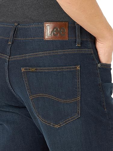 Lee Men's Extreme Motion Athletic Fit Tapered Leg Jean Blue Strike 34W x 34L