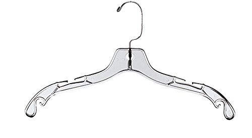 Clothes Hangers - Light Weight Dress Hangers - 17" - Case of 100