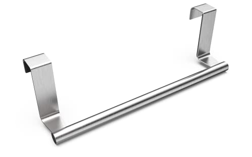 Towel Rack for Cabinet, Strong Steel Kitchen Over Cabinet Towel Bar Holder, 9" Wide - 2 Pack