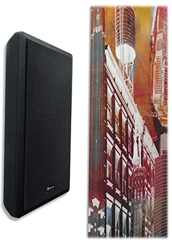 Rockville 2 RockSlim Black Home Theater 5.25" 240w Easy Wall Mount Slim Speakers