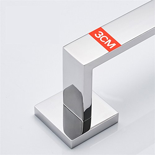 OMOONS Single Towel Bar,Sus Kitchentowel Bars,Storage Organizer Hanger Wall Mount,Mirror Polishing Finish/40Cm