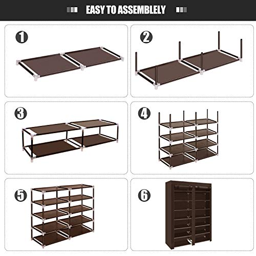 ERONE Shoe Rack Organizer 7 Tiers
