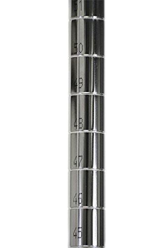 Omega 14" Deep x 72" Wide x 63" High 2 Tier Stationary Chrome Garment Rack