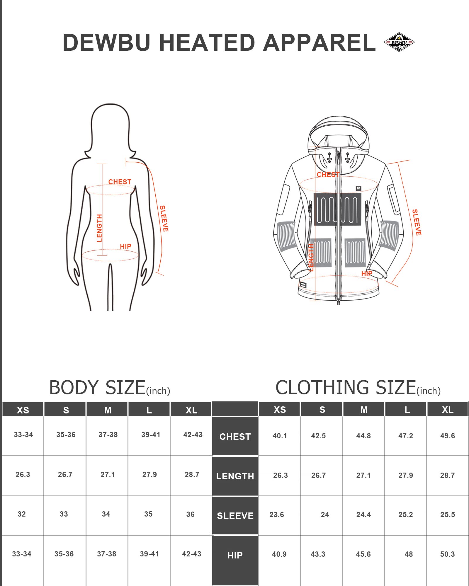 DEWBU Heated Jacket for Women with 12V Battery Pack Winter Outdoor Soft Shell Electric Heating Coat, Women's Black, M