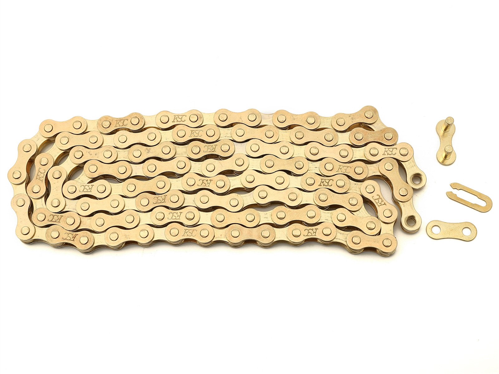FSC F410 1-Speed Bicycle Chain (1/2 x 1/8-Inch, 104L) (Ti-N Gold)