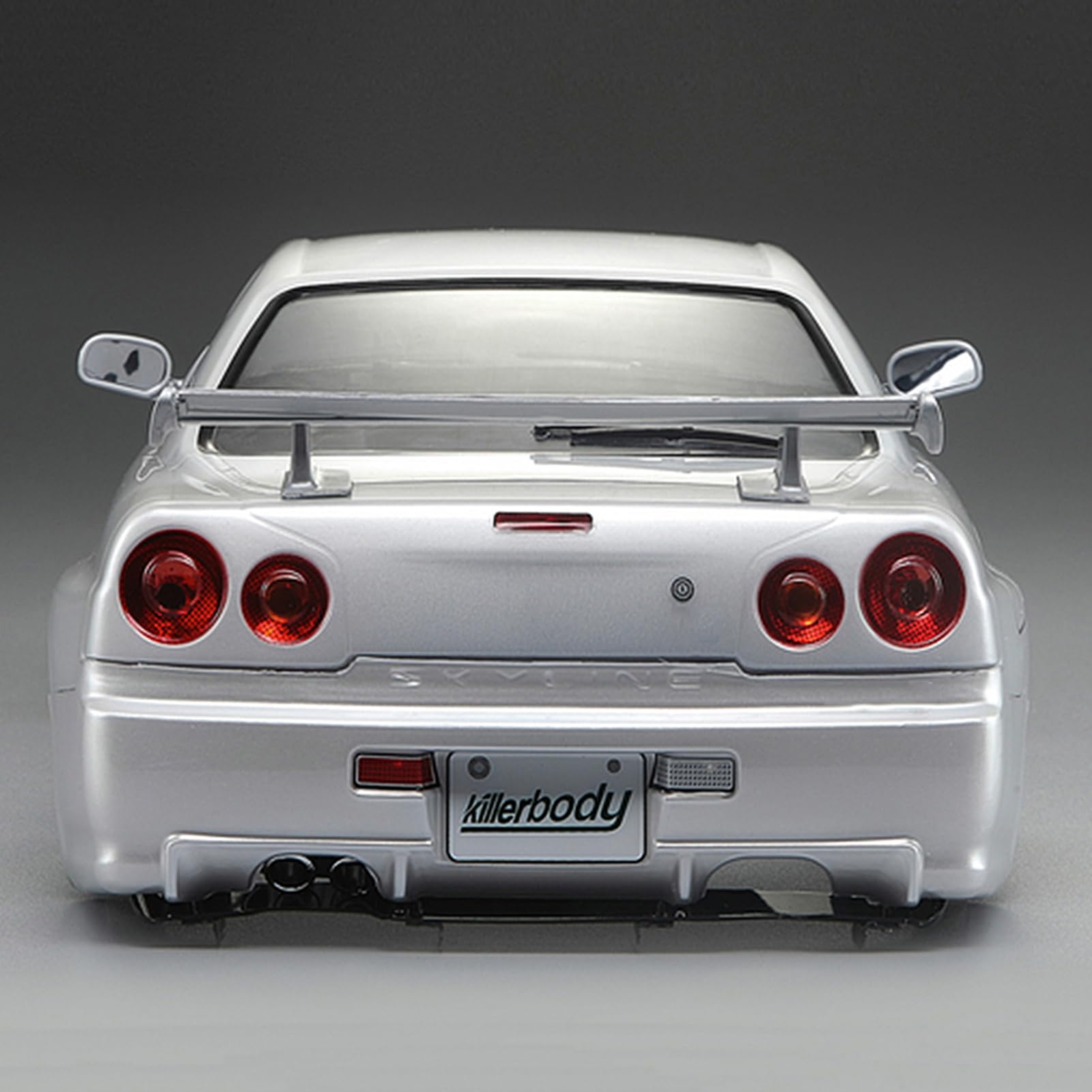 Goolsky Killerbody 48646 Skyline (R34) Finished Body Shell Frame for 1/10 Electric Touring RC Racing Car DIY (White)