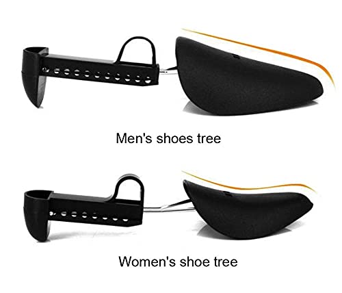 VASANA 2 Pairs Adjustable Shoe Tree Practical Shoe Stretcher Plastic Shoe Shaper Boot Holder Portable Shoe Support Keeper for Men
