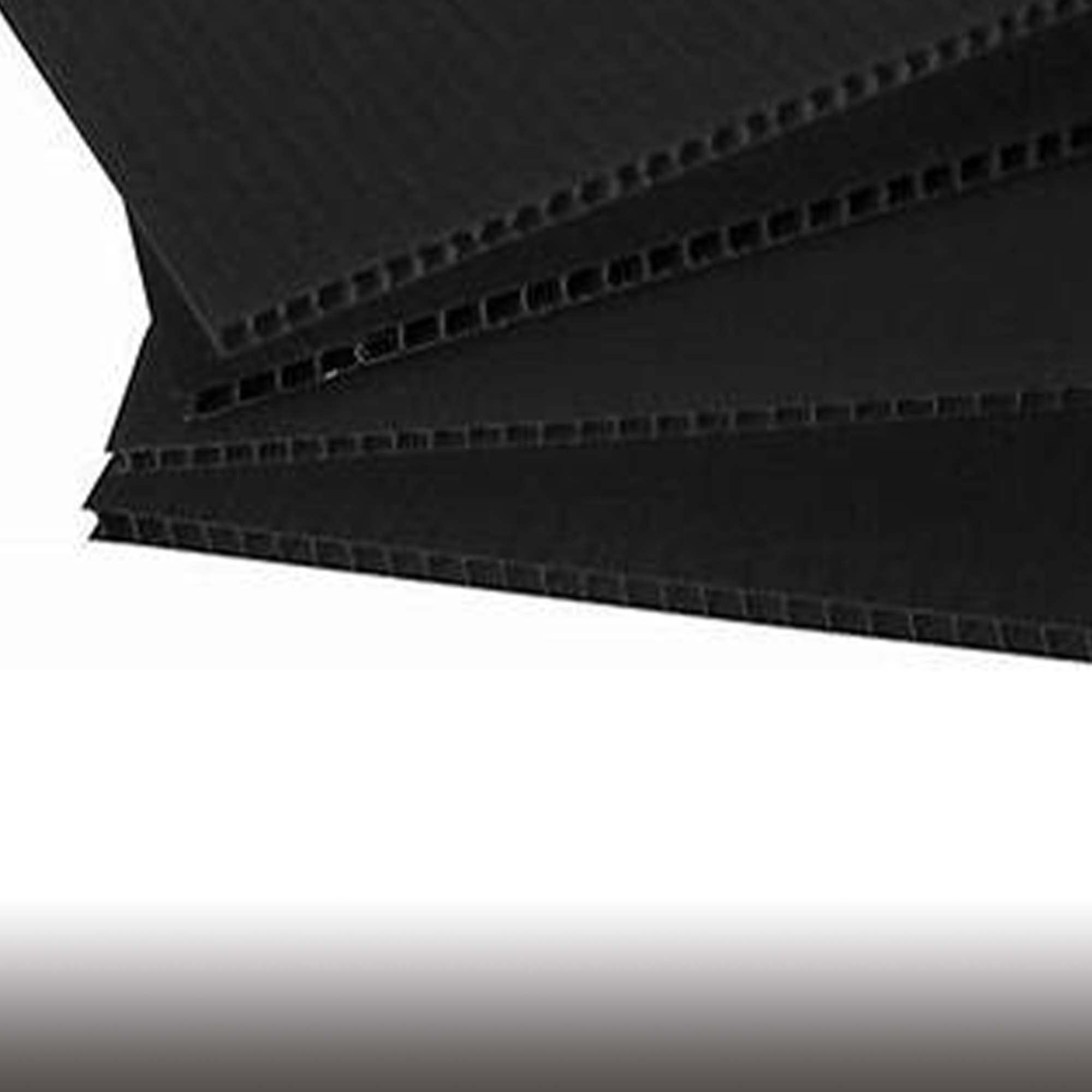 Corrugated Plastic 4mm Boards - 18"x12" (10 Sheets) … (Black)