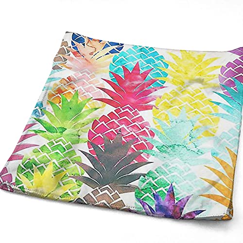 XWQWER Hawaiian Tropical Pineapple Hand Towels Ultra Soft Highly Absorbent Bathroom Towel, Multipurpose Kitchen Dish Guest Towel for Gym, Hotel, Spa and Home Decor(27.5 x 12 in)