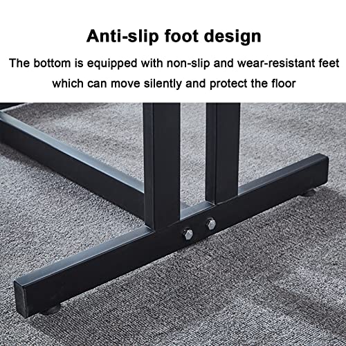 Modern Clothing Store Garment Rack for Boutiques ,Floor-Standing Clothes Shelves Heavy Duty Black 6 Way Rack,Commercial Grade Nakajima Clothes Display Rack,Rack for Hanging Clothes Retail Display