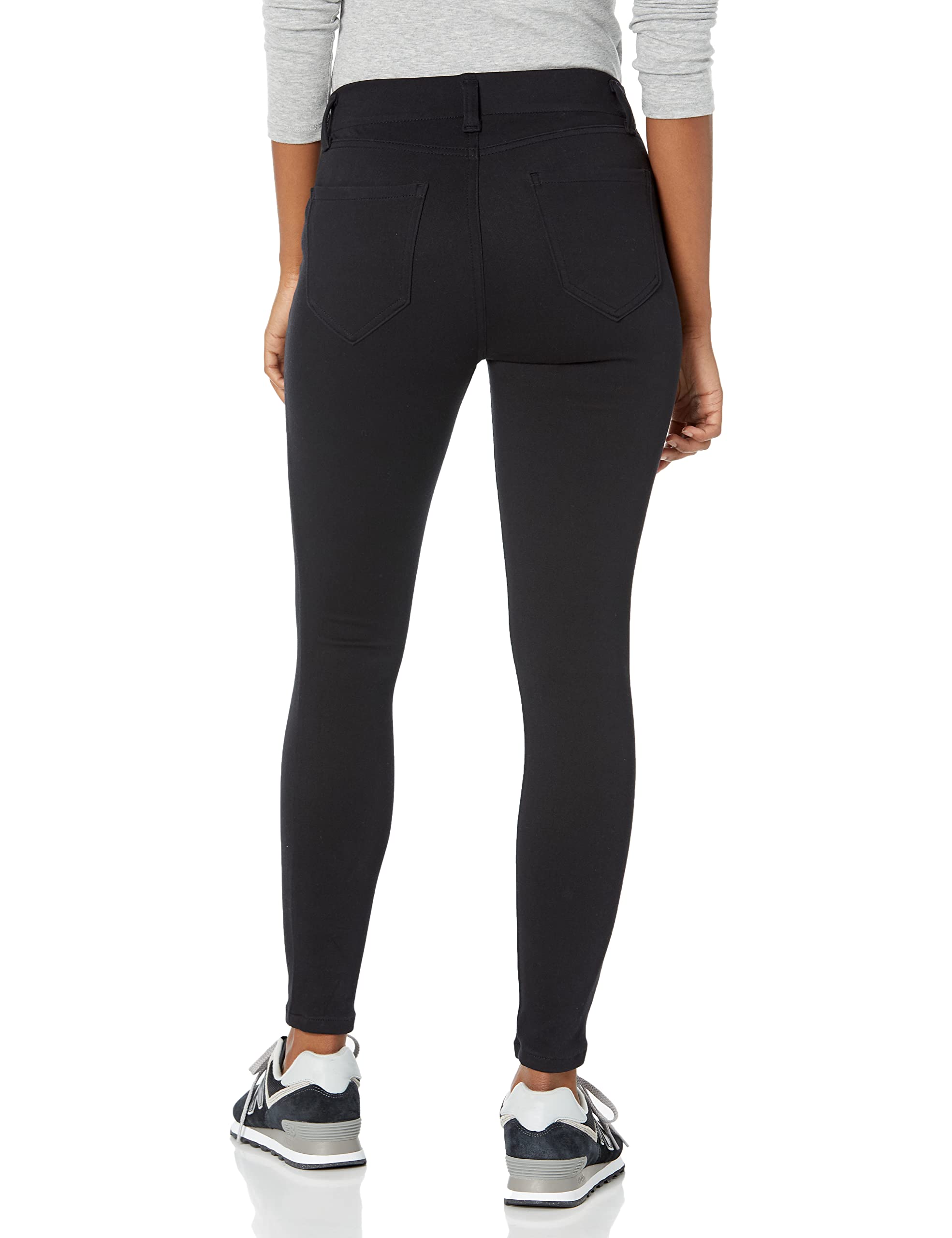 Amazon Essentials Women's Pull-On Knit Jegging (Available in Plus Size), Black, Large Short