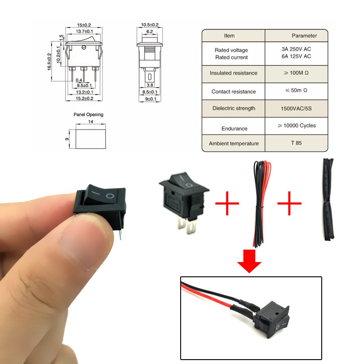 EUDAX 18 Set DC Motors Kit,Mini Electric 1.5-3V 24000RPM Hobby Motor with 252Pcs Plastic Gears,2 x AA Battery Holder ,Wires for STEM DIY Toy