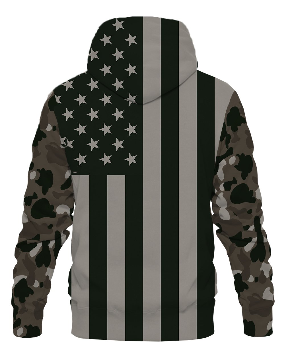 SYAIMN Unisex 3D Pullover Hoodies for Men Women Black Strip Graphic Hooded Hoodie with Pocket Medium