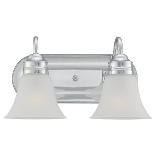 Sea Gull Lighting 44851-05 Gladstone Wall/Bath Vanity Style Fixture, Two - Light, Chrome