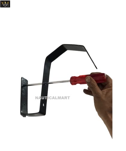 Side View Helmet Wall Black Display Rack