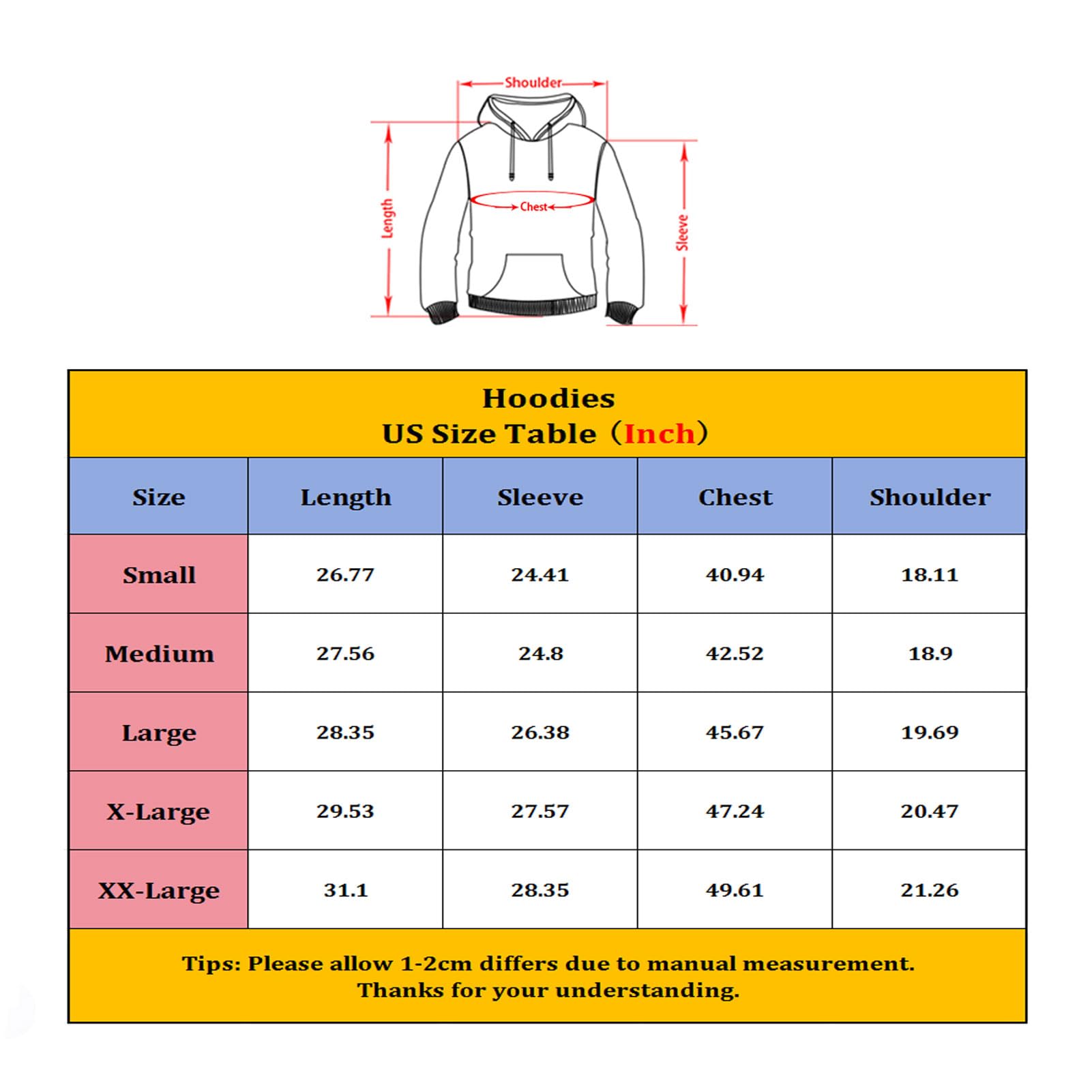 SYAIMN Unisex 3D Pullover Hoodies for Men Women Black Strip Graphic Hooded Hoodie with Pocket Medium