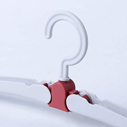WALNUT Travel Clothes Rack Hanger Portable Durable Folding Clothes Hanger Multifunction Stretch Drying Rack Home Wardrobe Storage Hot (Color : White-Dinosaur Doodle4)
