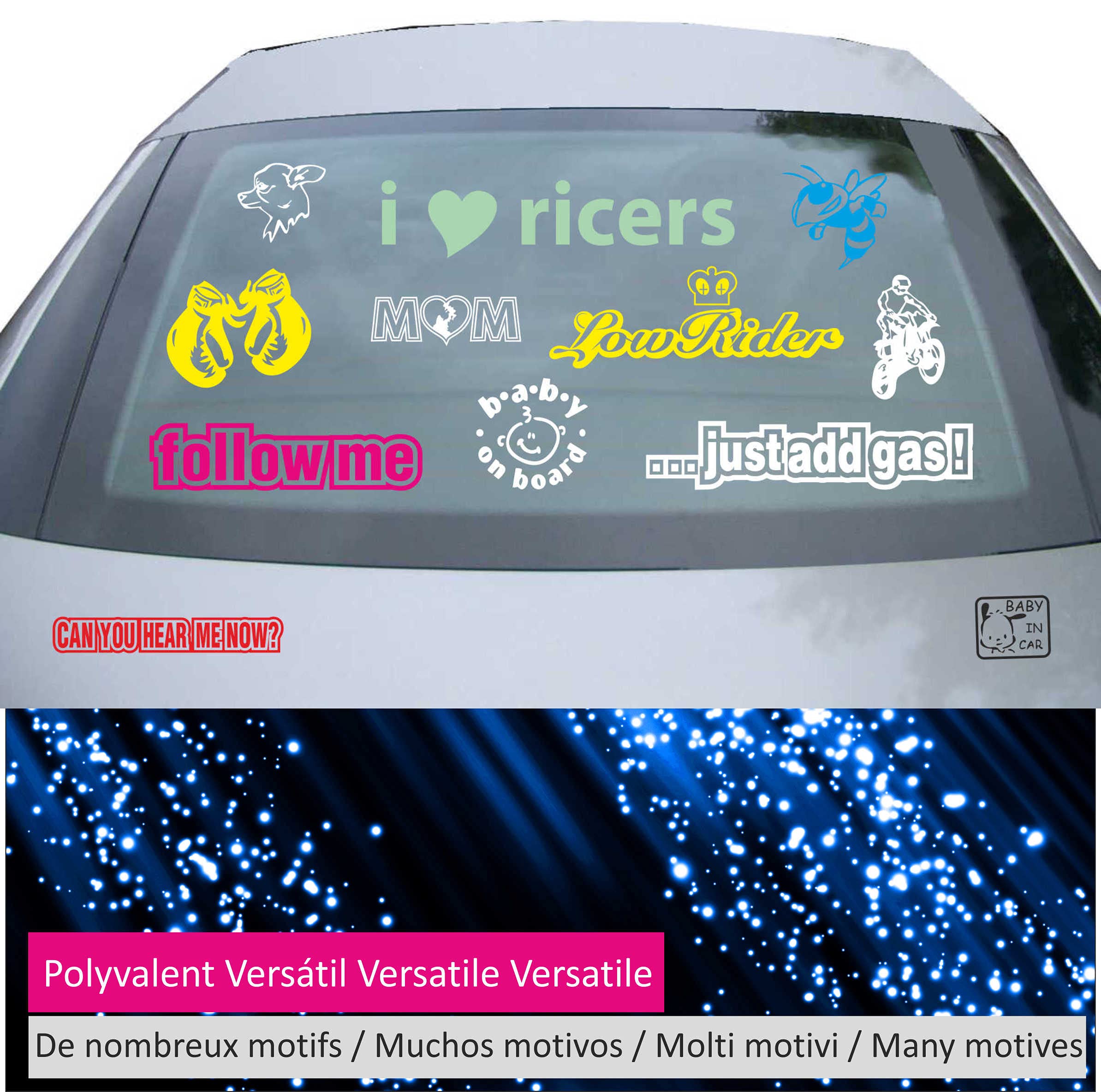 JINTORA Sticker - Decal - JDM - Die Cut - Domo Kun in Progress - Fish - 107x99 mm - JDM - Die Cut - Car - Truck - Bus - Window - Laptop - Coach - Rear Window - White