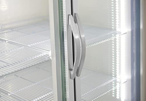 Kratos Commercial Refrigerator - 2 Glass Door Reach-in Dispaly Refrigerator, 54" W, 49 Cu Ft (69K-761)