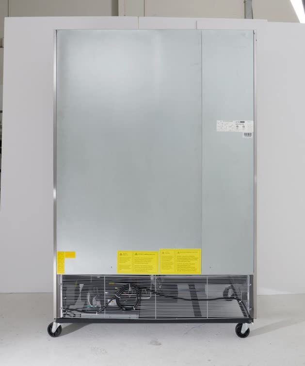 Kratos Commercial Refrigerator - 2 Glass Door Reach-in Dispaly Refrigerator, 54" W, 49 Cu Ft (69K-761)
