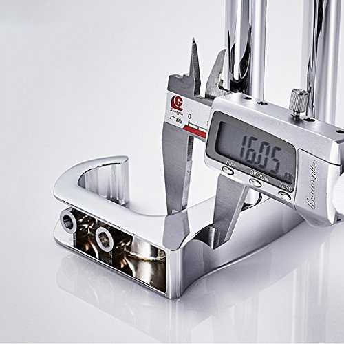 OMOONS Wall Mounted Bathroom Fittings Double Thicken Towel Shelf,Stainless Steel Towel Bar/50Cm