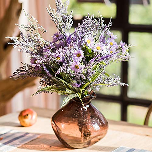 G Home Collection RusticReach Artificial Flower Bouquet Purple Country Flowers 20" Tall