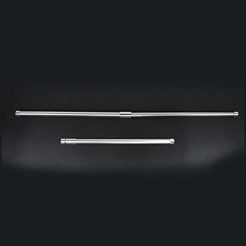 WINOMO Clothes Hanging Rod Pole Post Retractable Adjustable Stainless Steel Shelf Closet Hanger Organizer Garment Storage Bar Rack 37/76 cm