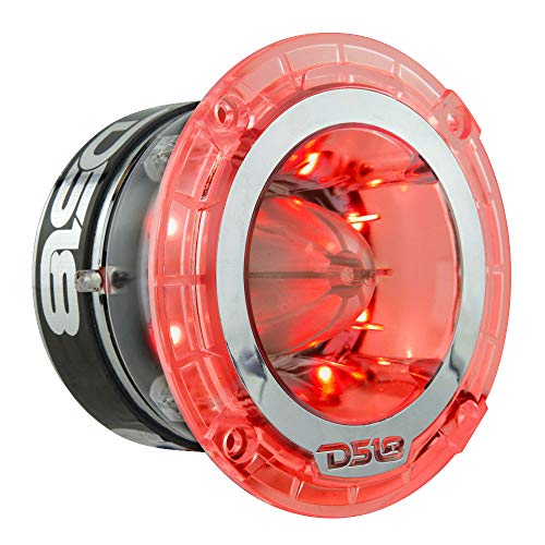 DS18 PRO-TW4L RGB Super Tweeter - 1.75", Polycarbonate Frame and Titanium Diaphragm, 560W Max, 280W RMS, 4 Ohms, Built in Crossover - PRO Tweeters are The Best in The Pro Audio Market (1 Speaker)